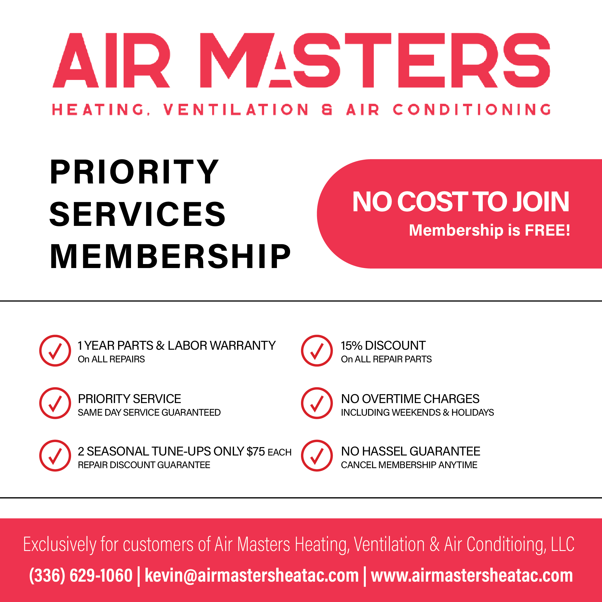 Become A Member - HVAC Repair, Service & Installation in Asheboro, NC